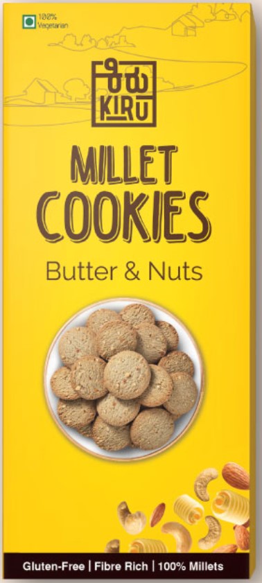 Millet Cookies Butter & Nut - Kiru | The International Food Store