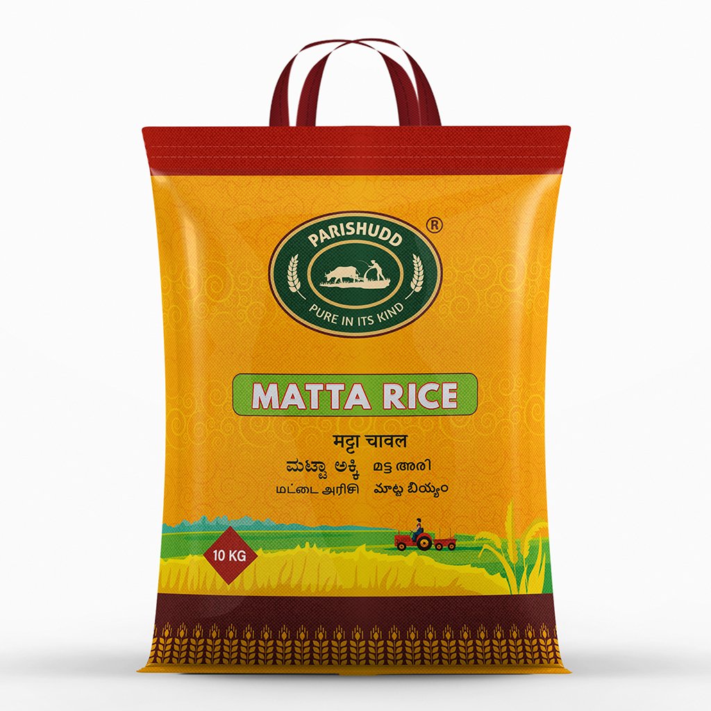 Palakkadan Matta Rice - 50Kgs - PARISHUDD | The International Food Store